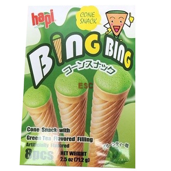 Hapi Bing Bing Cone Snack Green Tea Flavor – ESC